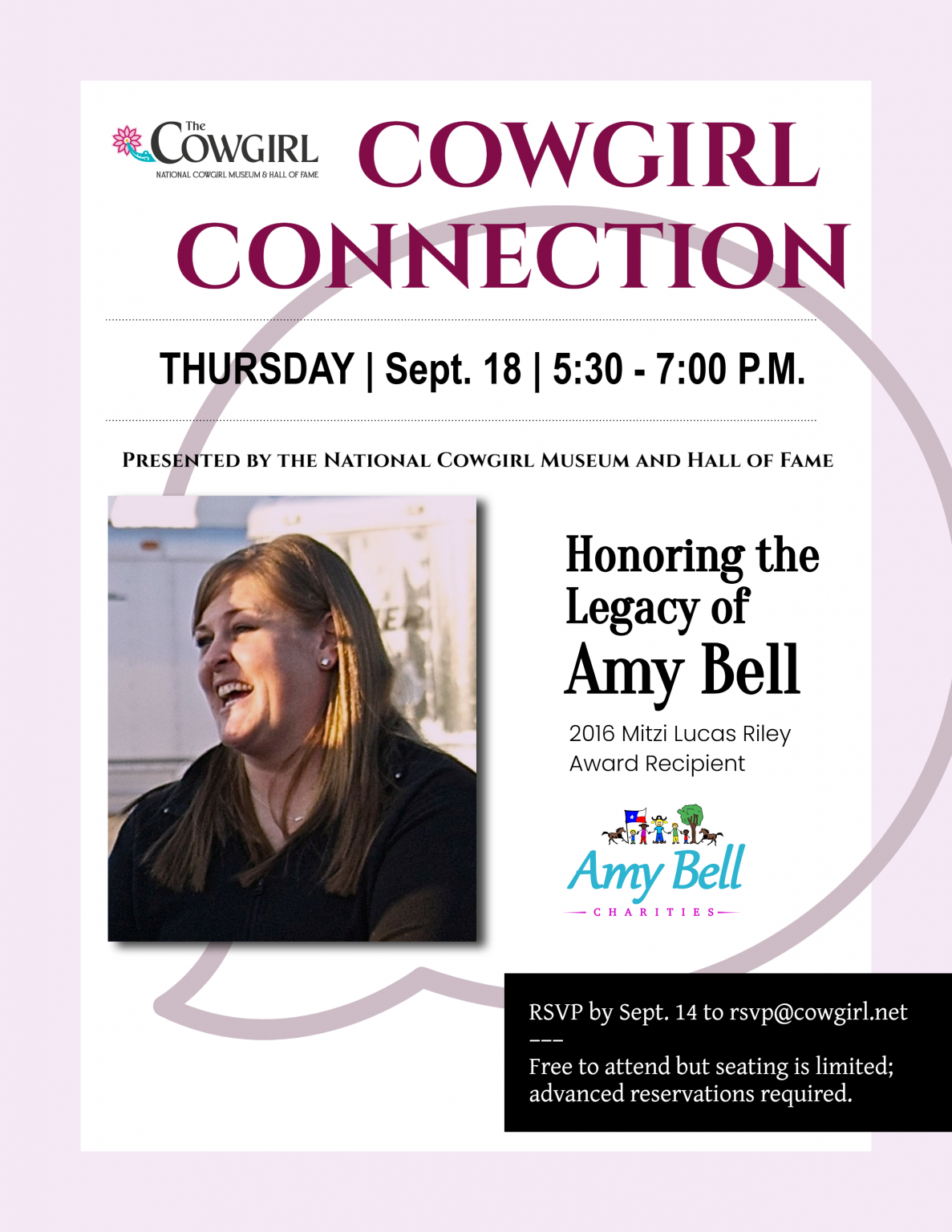 Cowgirl Connection - Honoring Amy Bell - The Cowgirl: National Cowgirl ...